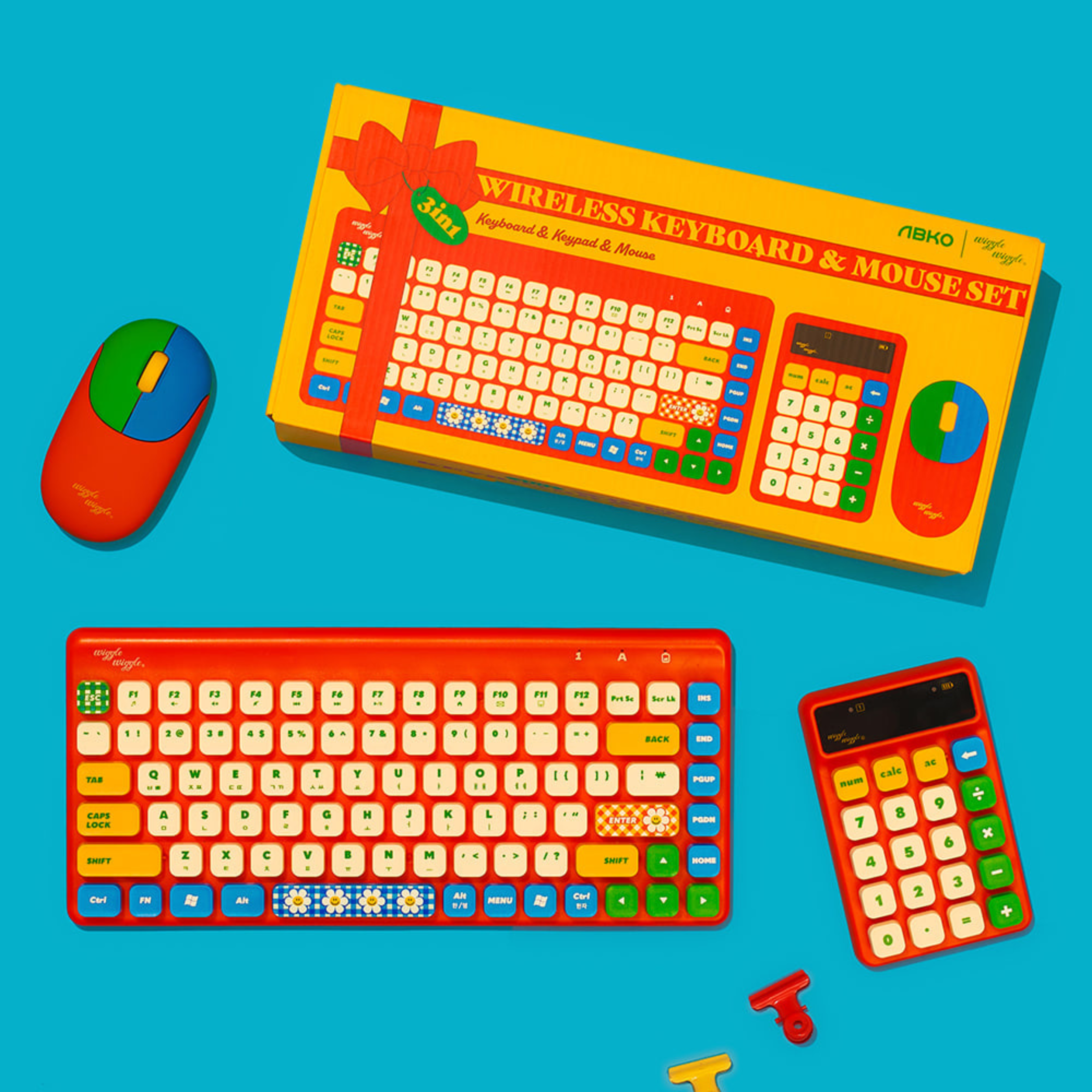 ABKO X wiggle wiggle - Wireless Keyboard & Mouse SET – Wiggle Wiggle ...