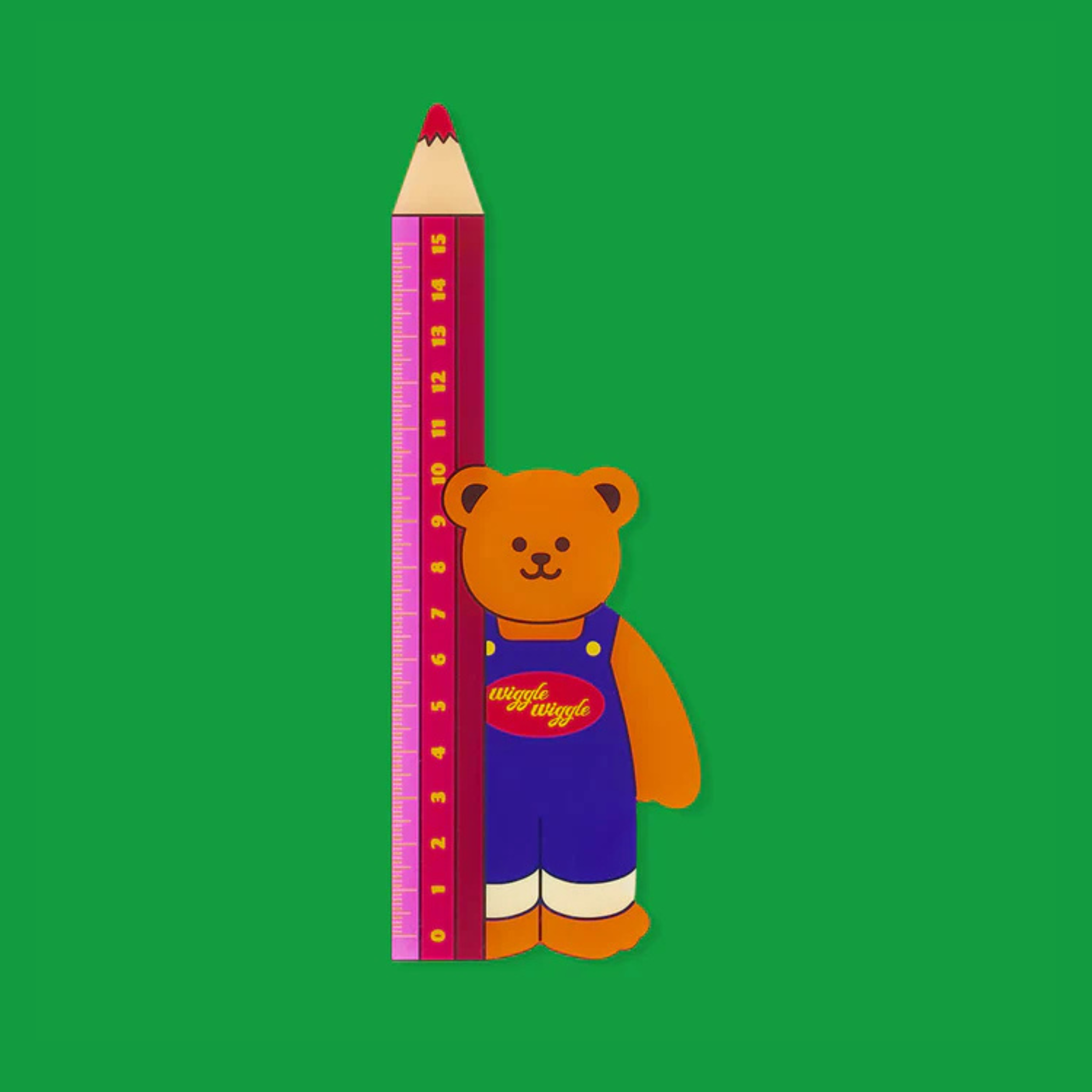 Acrylic Ruler - Wiggle Bear – Wiggle Wiggle Indonesia