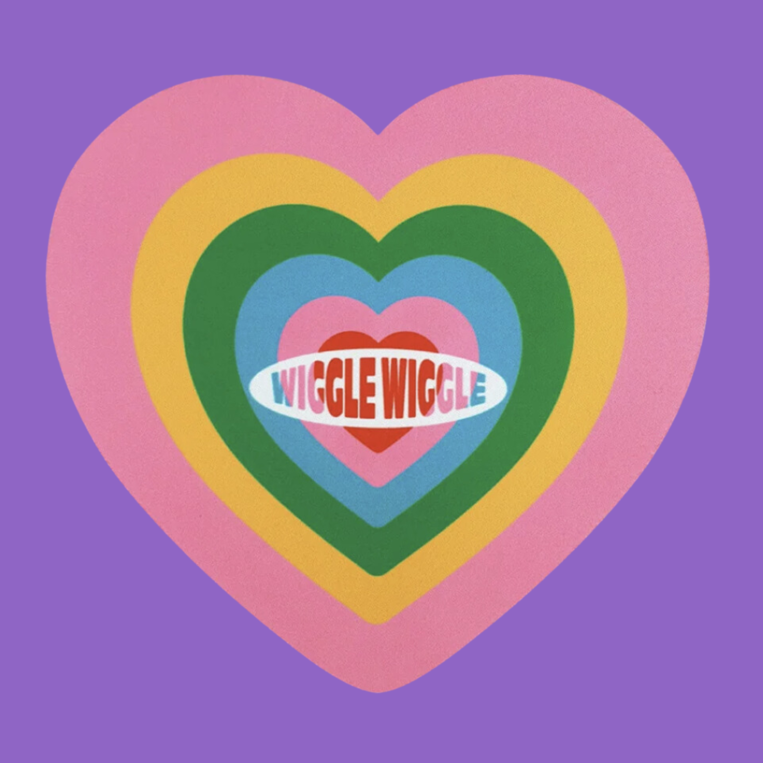 Heart Pad - Wiggle Heart (Mint&Pink) – Wiggle Wiggle Indonesia