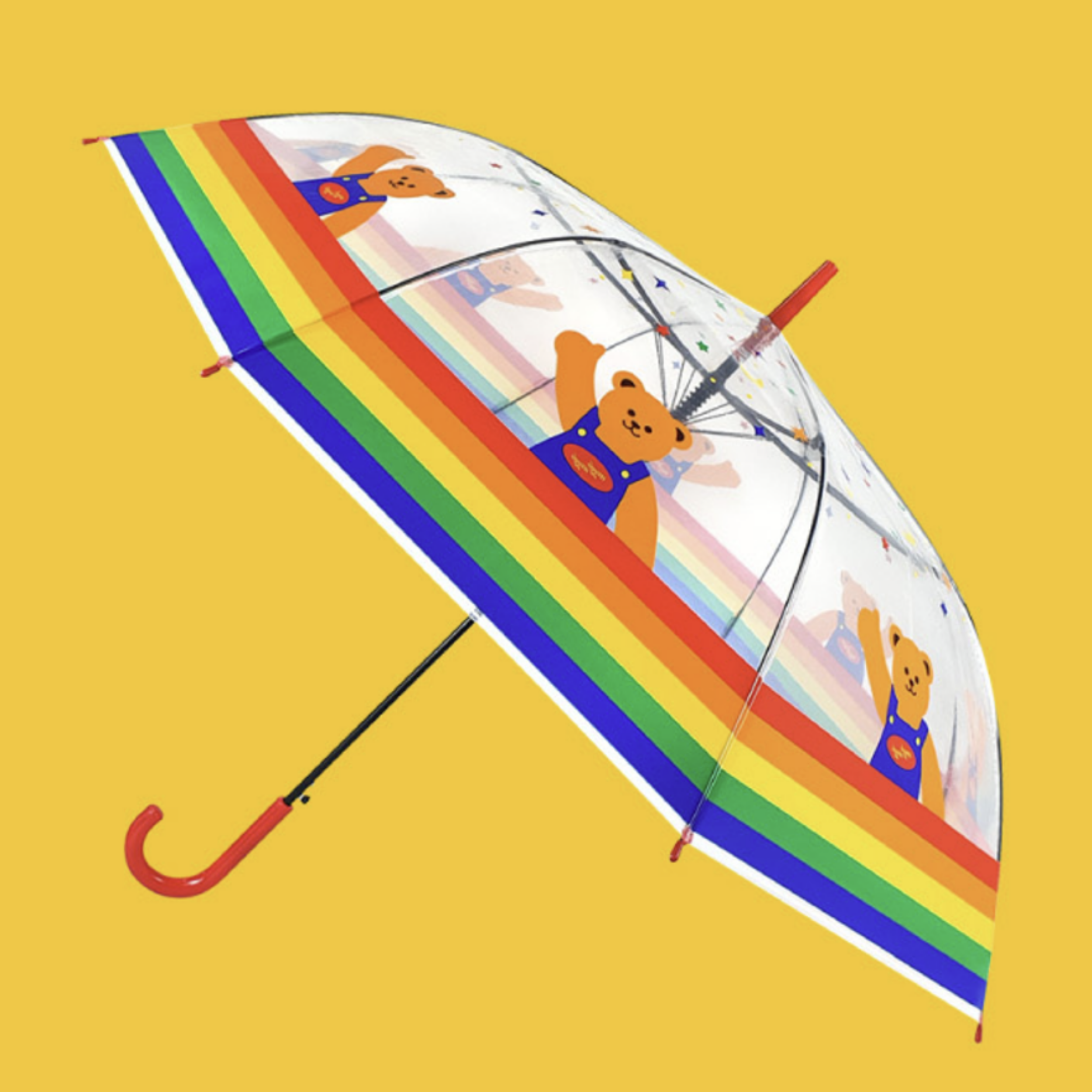 Transparent Umbrella - Teddy Bear – Wiggle Wiggle Indonesia