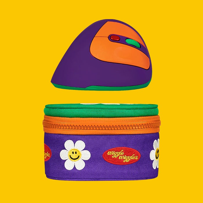 ABKO x Wiggle Wiggle Vertical Mouse - Purple – Wiggle Wiggle Indonesia
