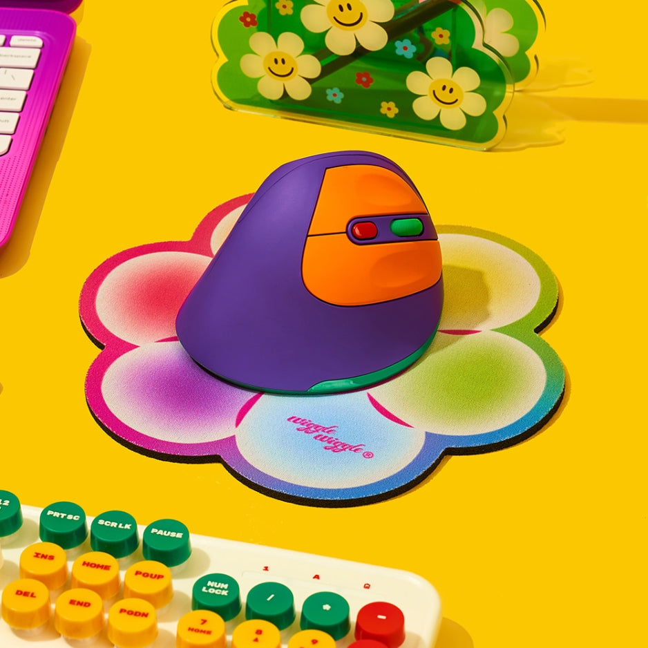 ABKO x Wiggle Wiggle Vertical Mouse - Purple – Wiggle Wiggle Indonesia