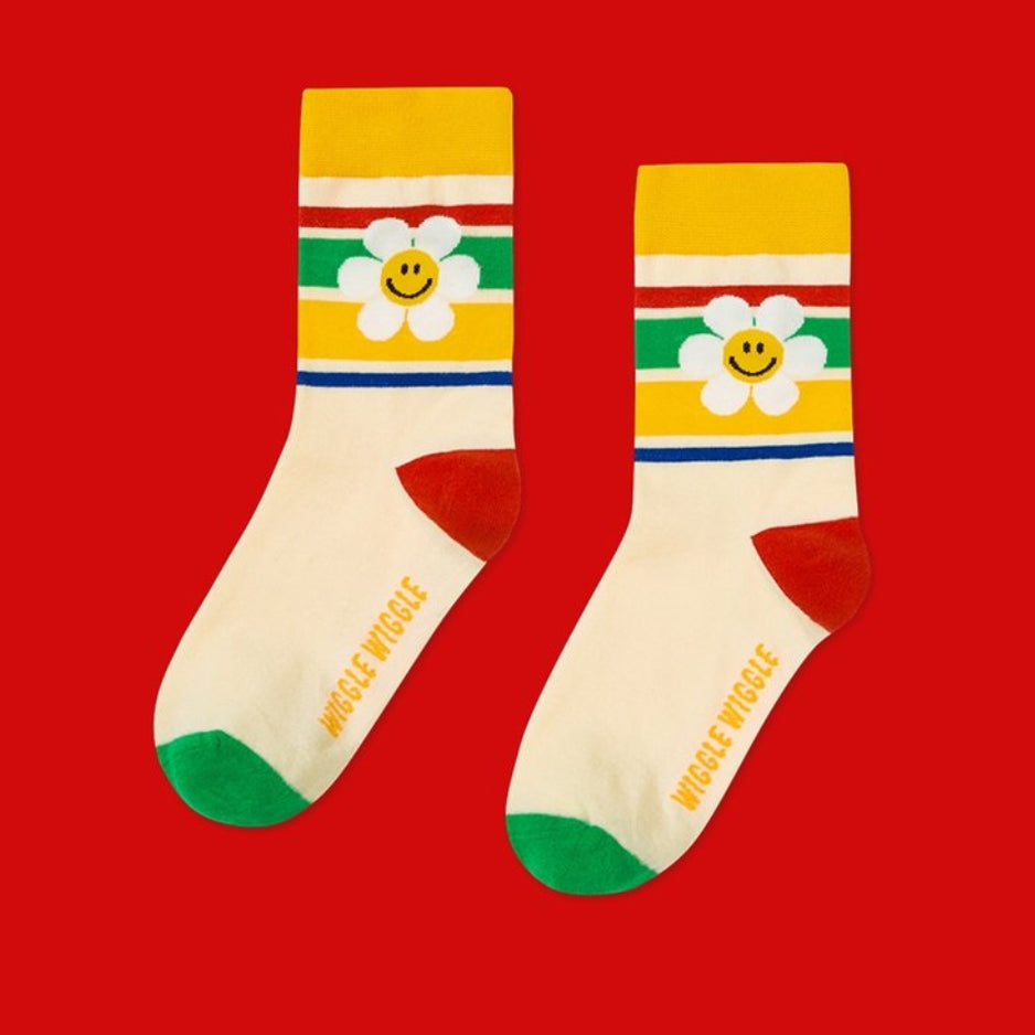 Pattern Socks - Smile Stripe – Wiggle Wiggle Indonesia