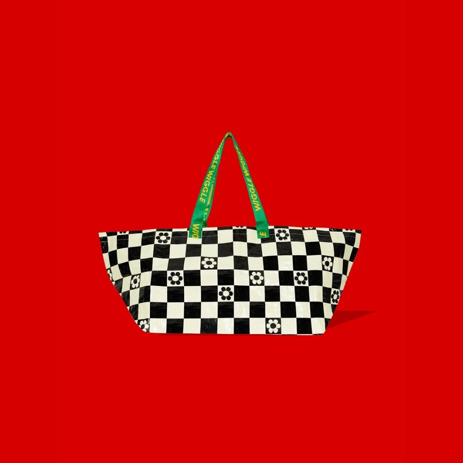 Tarpaulin Bag (L) - Checkerboard – Wiggle Wiggle Indonesia