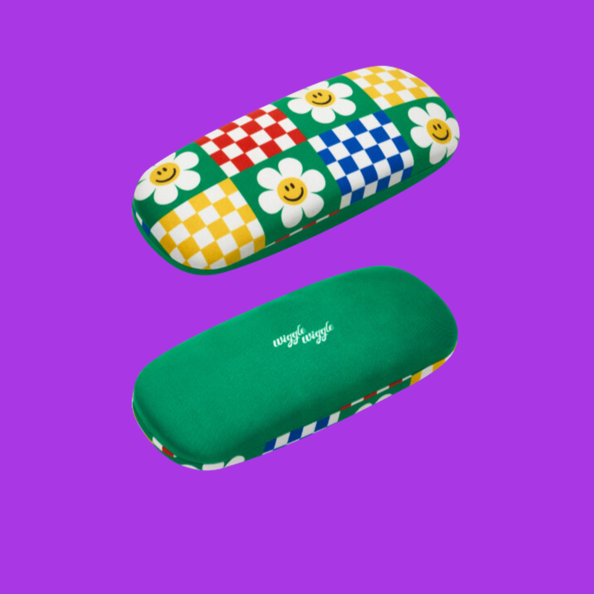 Glasses Case - Smile CheckerBoard – Wiggle Wiggle Indonesia