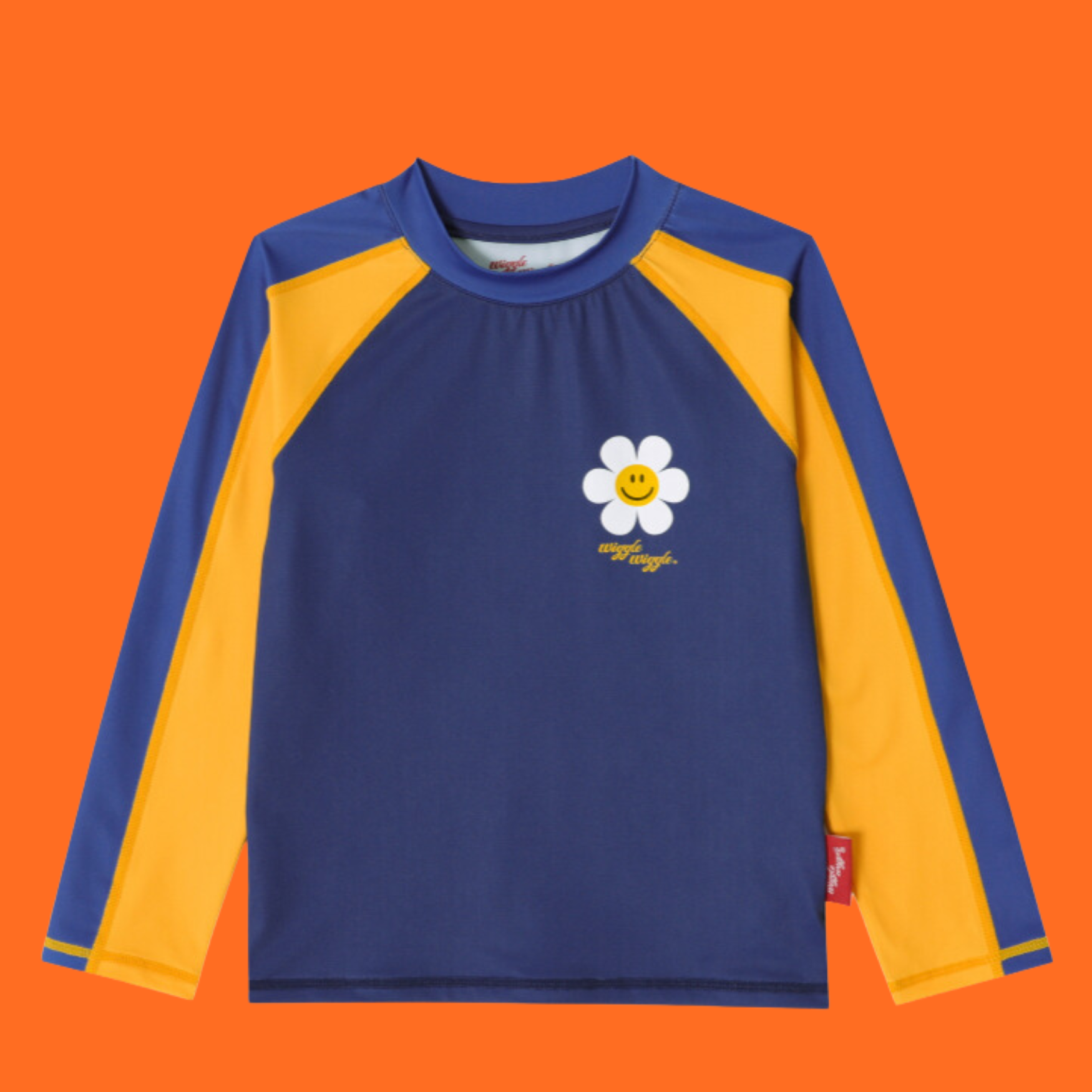 Childy X wigglewiggle Color block Long Sleeved Top - Navy(100) – Wiggle ...